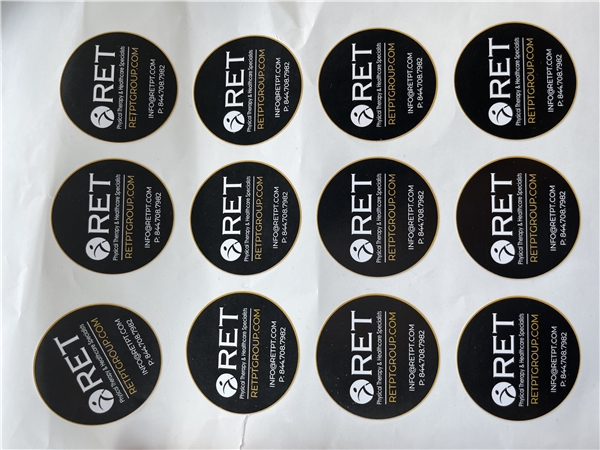 Promotional 2" Round Lapel Stickers/Decal