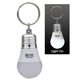 Promotional Light Up LED Bulb Keytag