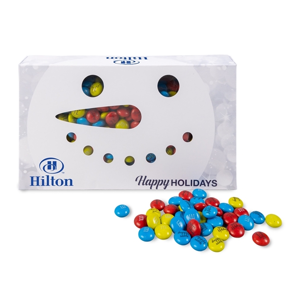 Promotional 1 lb M&M'S® in Snowman Diecut Box