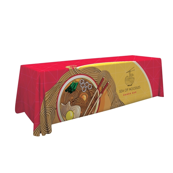 Promotional 8' Standard Table Throw (Full-Color Full Bleed)
