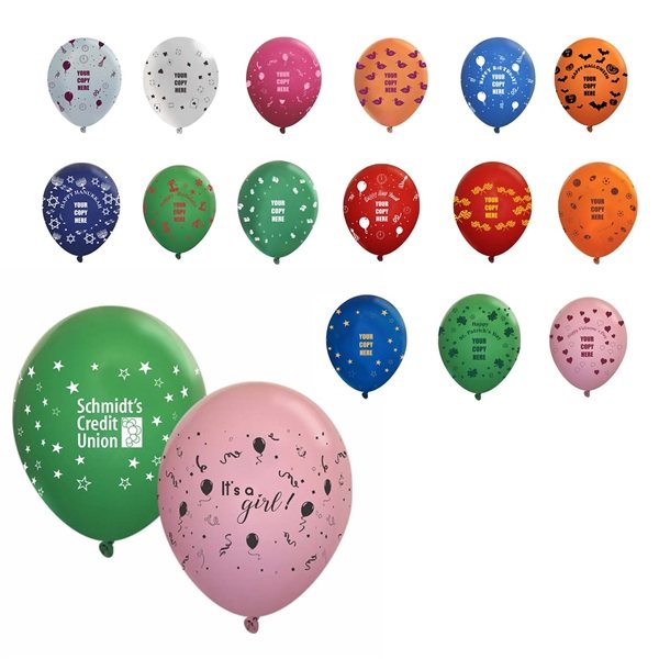 Promotional 11" Standard Latex Wrap Balloons