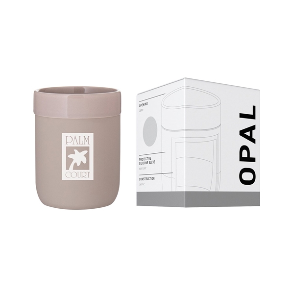 Promotional 12 oz Opal Ceramic Tumbler - Mink