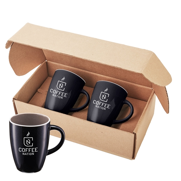 Promotional 12 Oz. Pacific Ceramic Mugs Gift Set