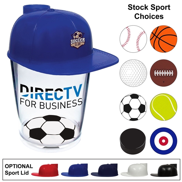 Promotional 12 oz Sport Themed Rocks Cup