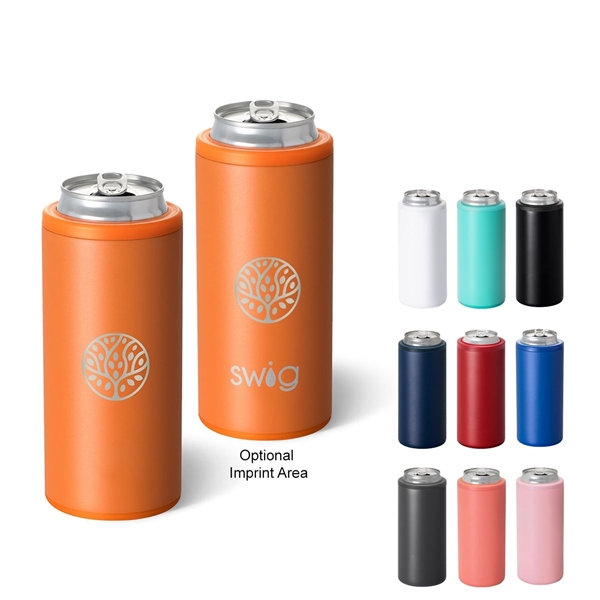 Promotional 12 oz Swig Life™ Skinny Can Cooler