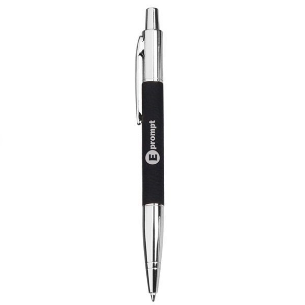 Promotional Soft Touch Faux Leather Pen