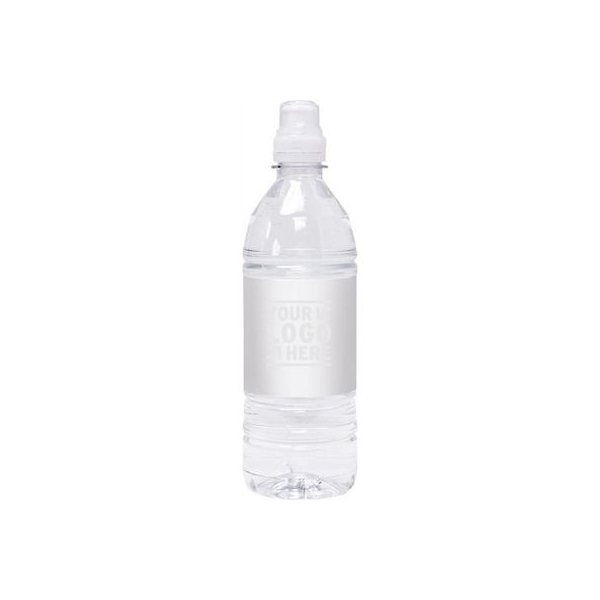 Promotional 16.9 oz Bottled Spring Water w/ Sport Cap
