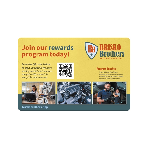 Promotional 17" X 11" Ultra-Thin Repositionable Counter Mat