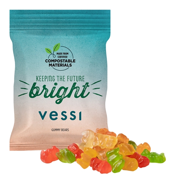 2 oz ECO-Digibag, Compostable & Full Color, Gummy Bears