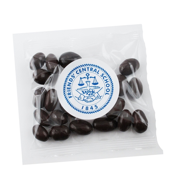 Promotional 2 oz Handfuls - Dark Chocolate Almonds