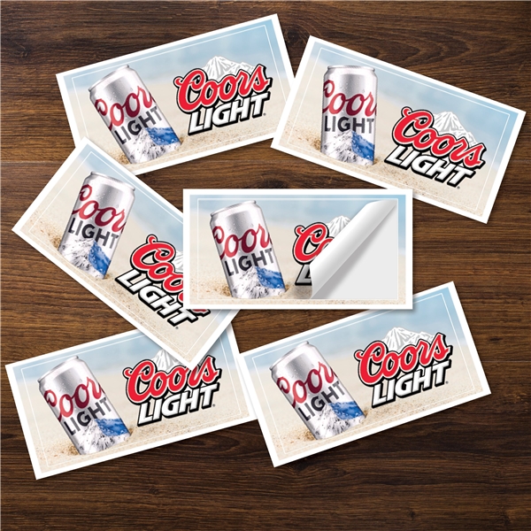 Promotional 2" X 1" Rectangle Sticker