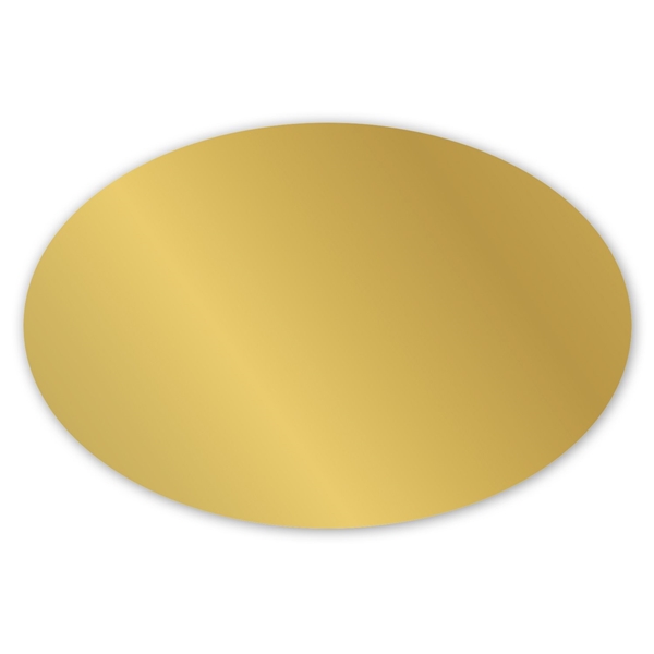 Promotional 2 X 3 In Oval Label