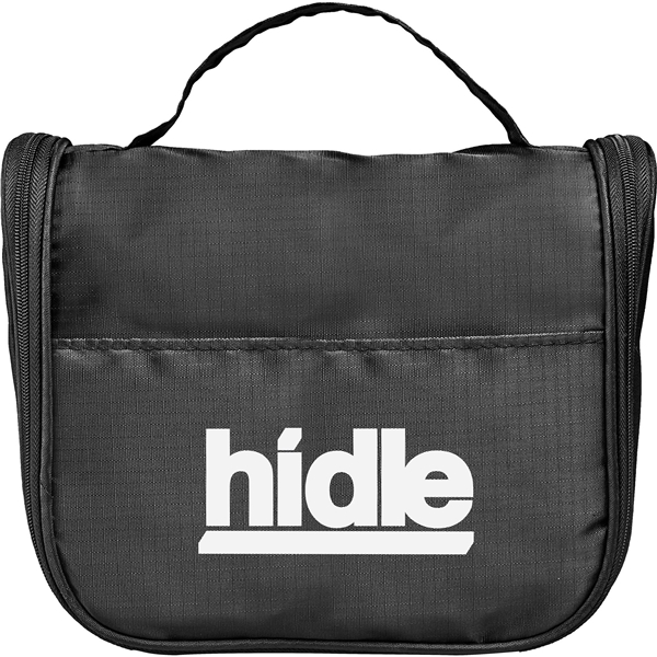 Promotional Black Polyester Dopp Bag