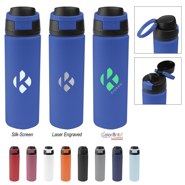 Promotional 24 oz Pop Sip Recycled Stainless Steel Bottle