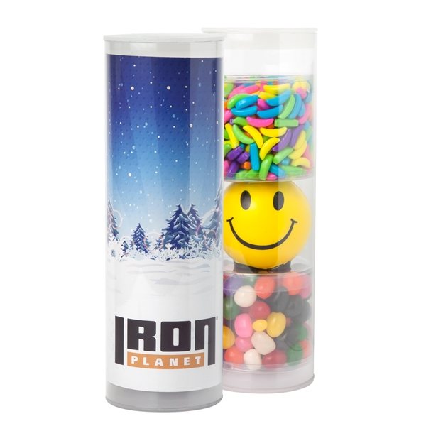 Promotional 3 Piece Stress Relief Candy Tube