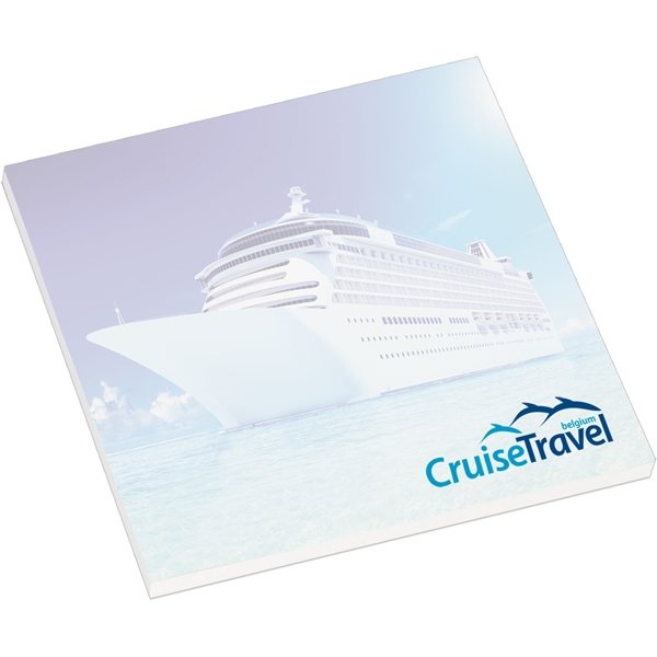 Promotional 3" X 3" Adhesive Notepad - 25 Sheet