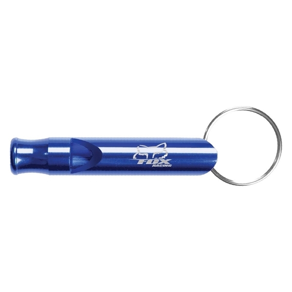 Promotional Aluminum Metal Whistle Key Chain