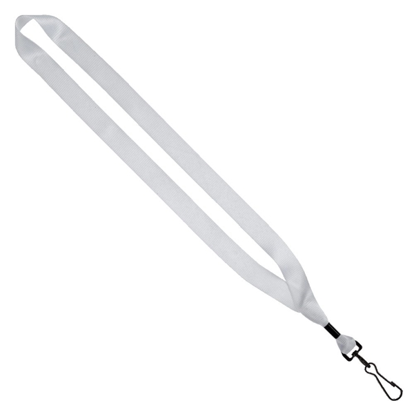 Promotional 3/4" Dye-Sublimated Lanyard With Metal Crimp And Metal ...