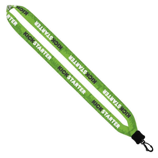 Promotional 3/4" Dye-Sublimated Lanyard With Plastic Clamshell And ...