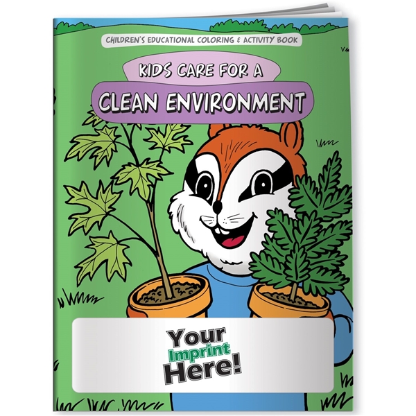 Promotional Keep Our Environment Clean Coloring Book