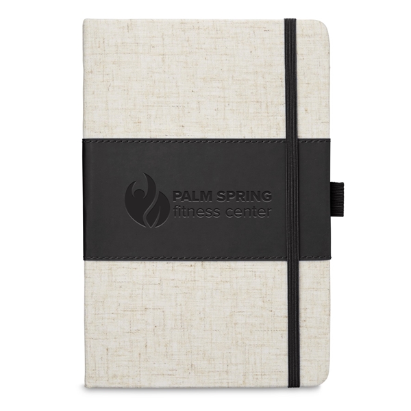 Promotional Fabric Soft Cover Journal Notebook 5.625" X 8.375"