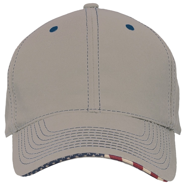 Promotional Structured Patriotic Cap With Flag Design