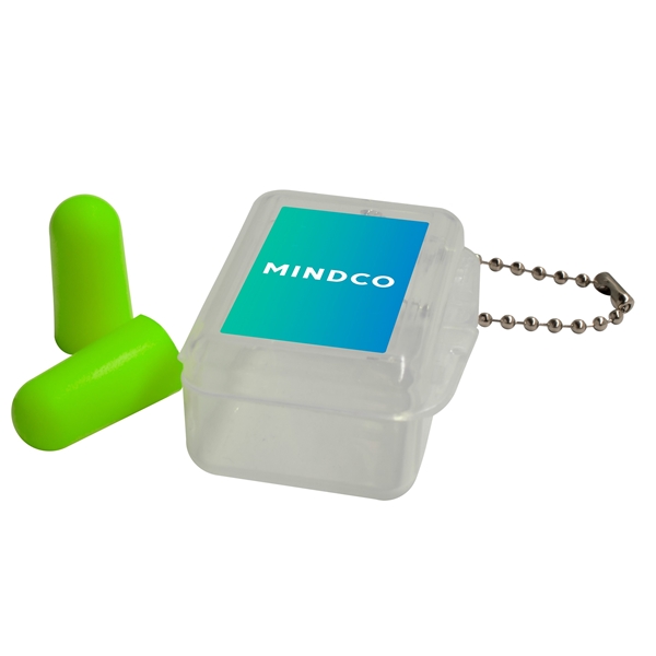 Promotional Rectangle Case Ear Plugs