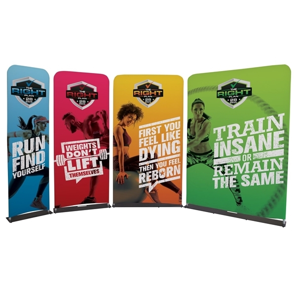 5' EuroFit Banner Display Kit (Recycled Polyester Knit)