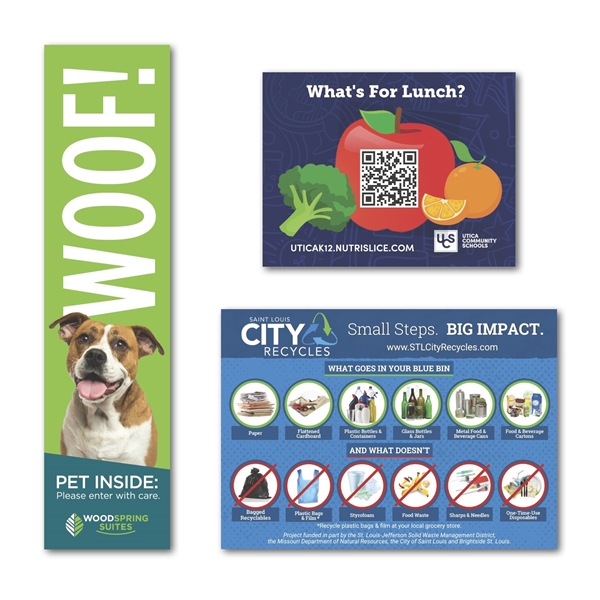 Promotional 31 Sq Square Corners Flat Flexible Magnet