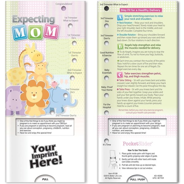 Promotional Pocket Slider - Expecting Mom