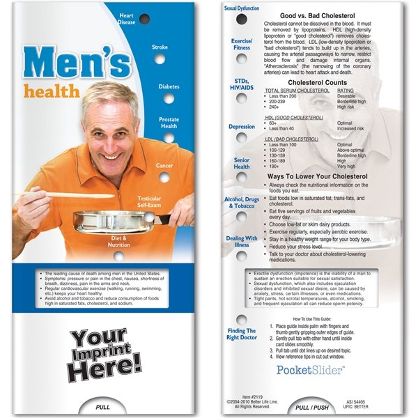 Promotional Pocket Slider - Men's Health