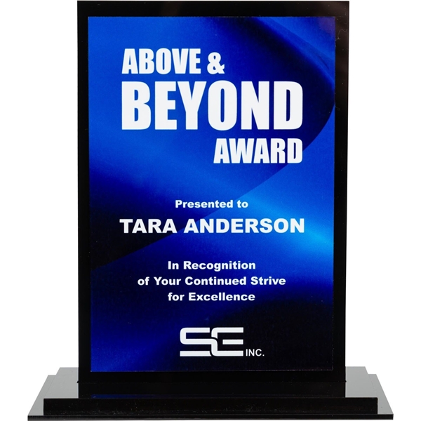 Promotional Acrylic/Metal Desk Award 4