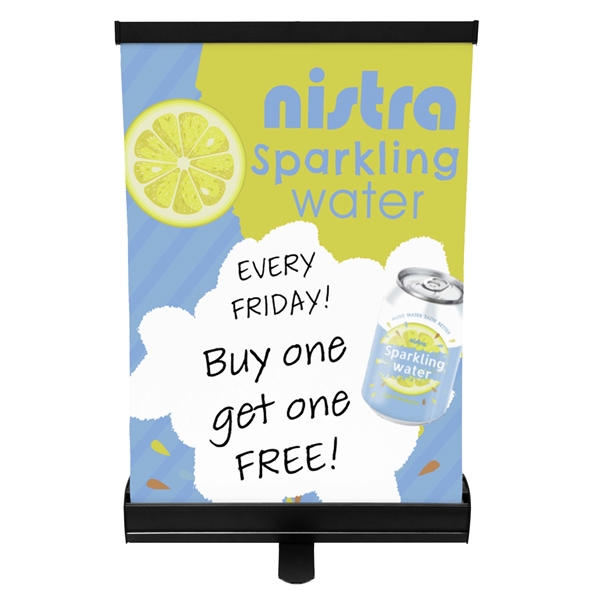 Promotional 18" Economy Tabletop Retractor Kit (Dry-Erase Media)