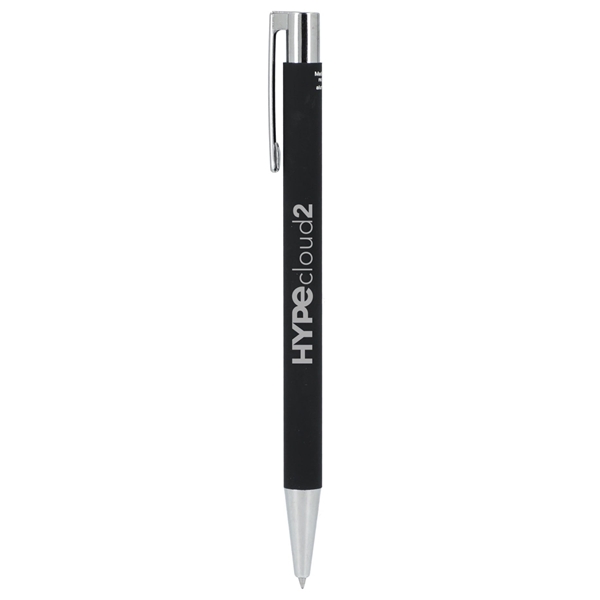 Promotional Maxi Recycled Aluminum Soft Touch Gel Pen