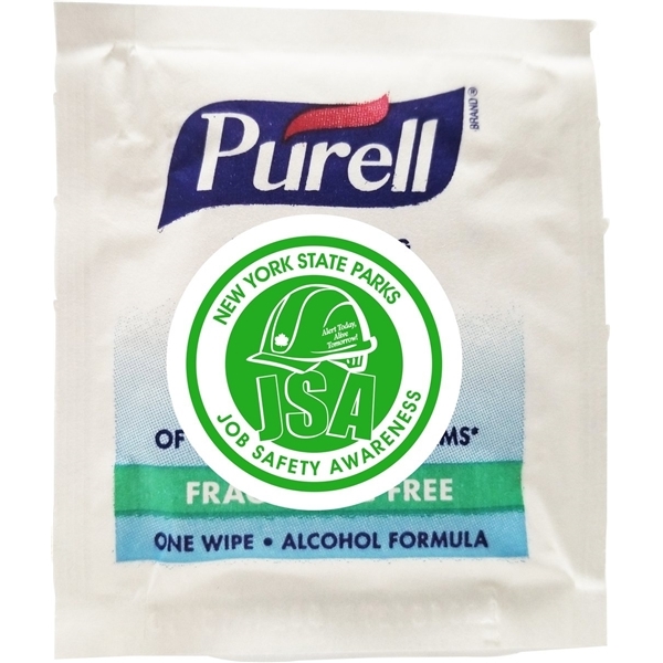 Promotional Purell Anti-Bacterial Wipes With Custom Label