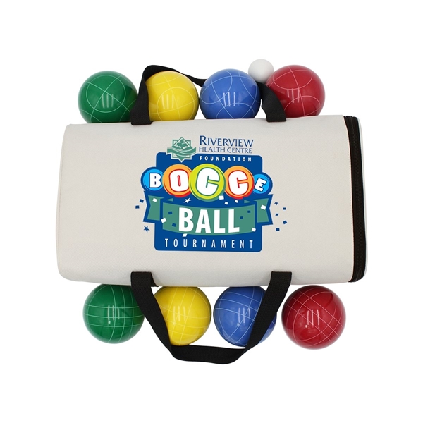 Promotional Bocce Ball Set, Full Color Digital