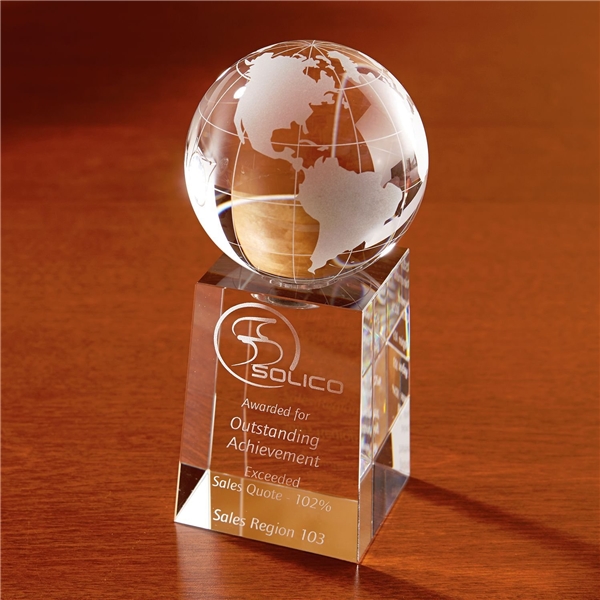 Promotional Explorer Globe Optically Perfect Award