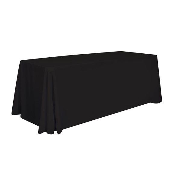 Promotional 6' Stain-Resistant 3-Sided Table Throw (Unimprinted)