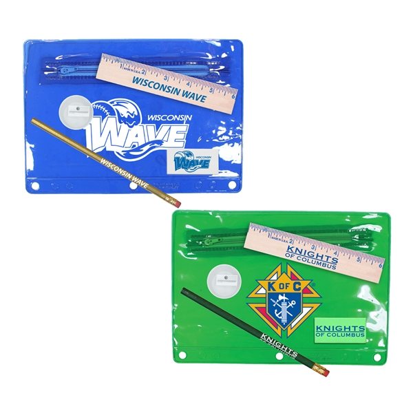 Promotional Premium Translucent School Kit Standard