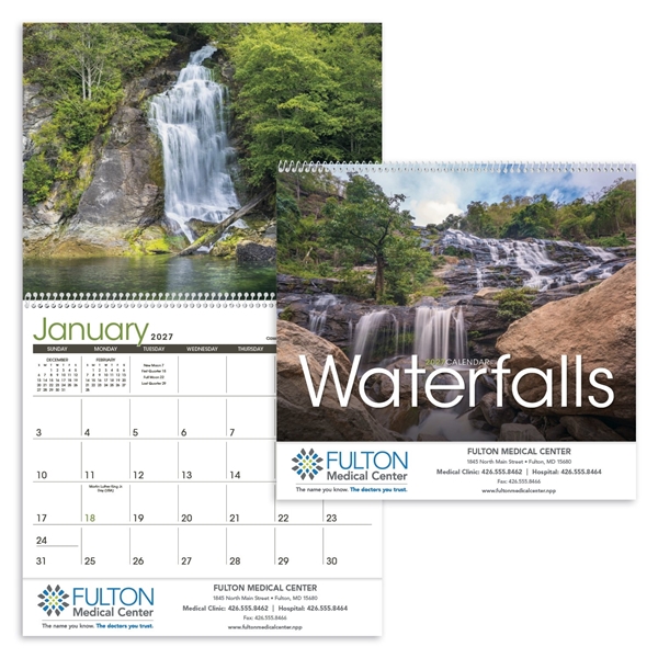 Promotional Waterfalls Calendar