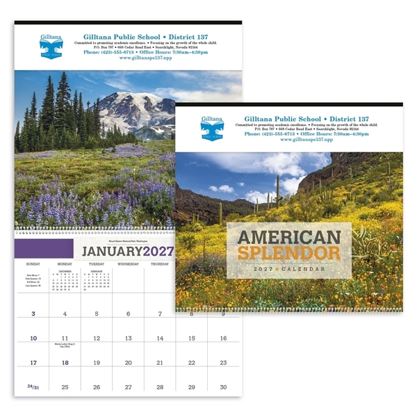 Promotional Triumph® Calendars American Splendor Calendar