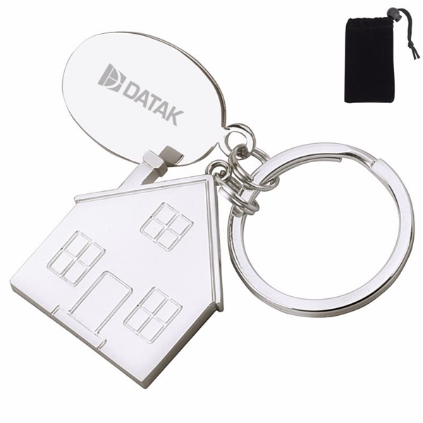 2-3/4"w x 1-1/4"h x 3/16"d Stainless Steel House Tag Keyholder