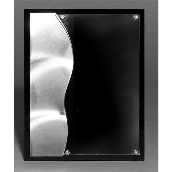 Promotional Acrylic Profile Plaque - Chrome Waves