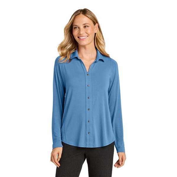 Promotional Port Authority Wms Luxe Knit Button Tunic