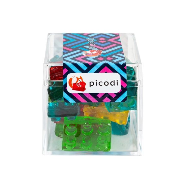 Promotional Clever Candy Sweet Boxes With Gummy 3D Blocks