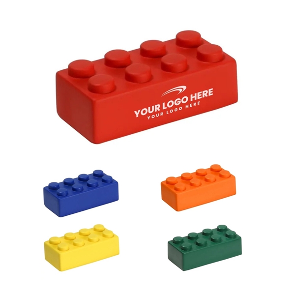Promotional Building Block Individual Piece - Stress Reliever