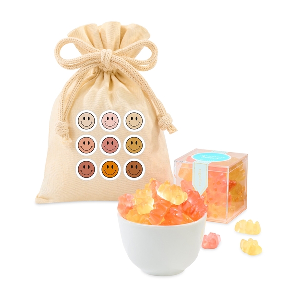 Promotional Sugarfina Champagne Bears Candy Cube Gift Bag