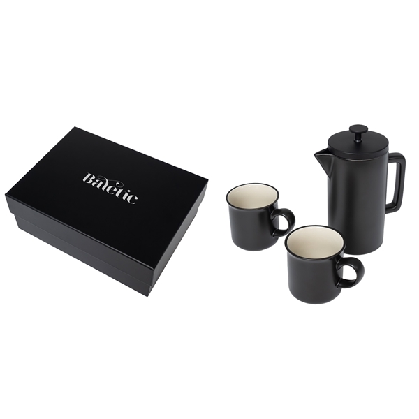 Promotional Highland Porcelain French Press Coffee Set