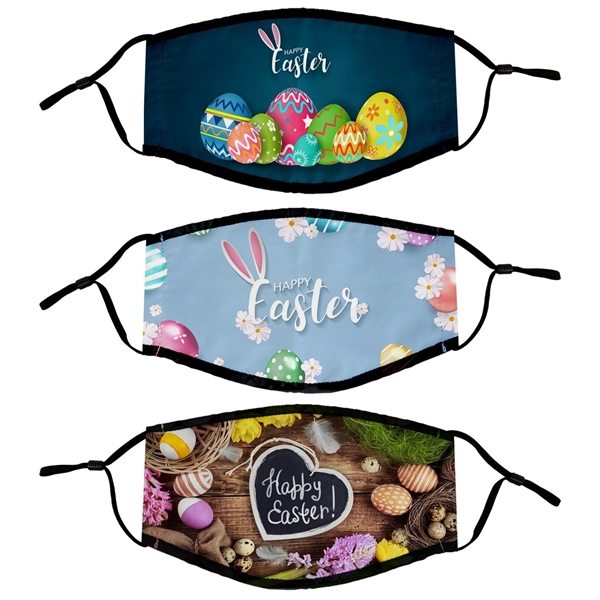 Promotional Lined Fabric Easter Face Mask