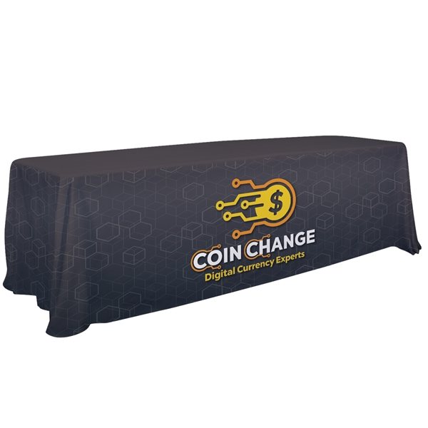 Promotional 6'/8' Convertible Table Throw (Full-Color Full-Bleed)